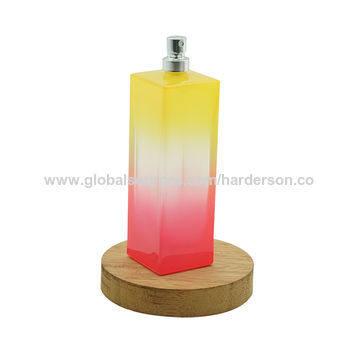 China 100ml square shape perfume bottle modern custom bottle perfume in ...