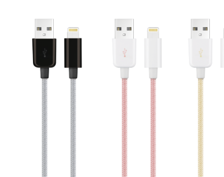 China 1M 2A Aluminium shell Nylon braided USB A to Lightning Cable C89 ...