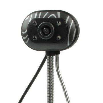 China Hot USB 2.0 Driverless PC Camera / Webcam with MIC and 4 LED ...