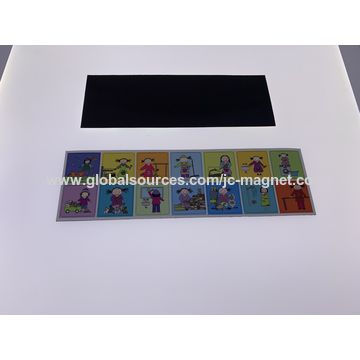 China Custom made Flexible magnetic sheets, printable magnet, rubber ...