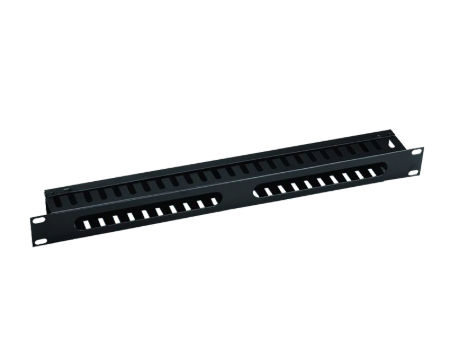 Gorelink Horizontal Single sided Cable manager,1U,metal with cover ...