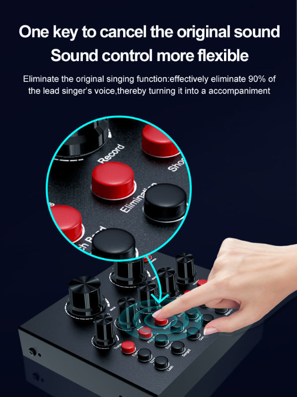 China Live studio audio interface v8 v9 f8 USB sound card studio ...