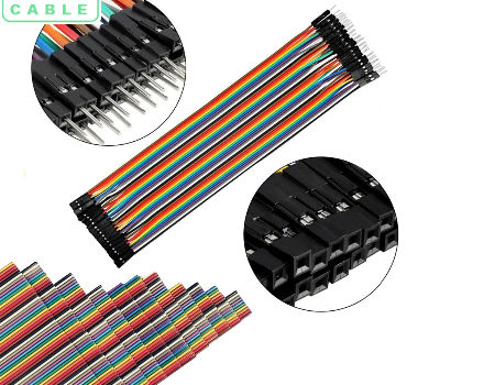 China Premier Cable IDC Rainbow Wire Flat Ribbon Cable 34 Pins 48cm ...