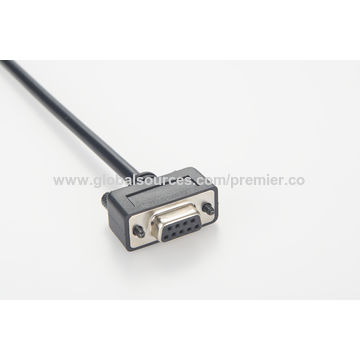 China IDC Ribbon Cable DB9 Male to DB9 Female 2.54 mm Pitch on Global ...