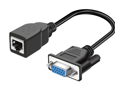 China VGA Male to Ethernet Cable female Converter Adapter Cable on ...