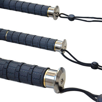 China 39 Inch Hand Guard Baton with Big Head, Glass Break End Cap, Hand ...