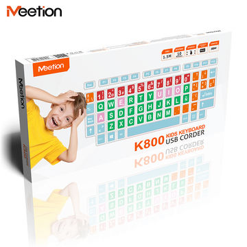 China MeeTion K800 Colourful Large Key PC Coloured Keyboard Color ...