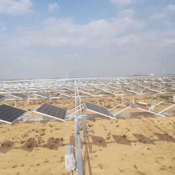 China Linkage Row Tilted Single-Axis Solar Tracking System on Global ...