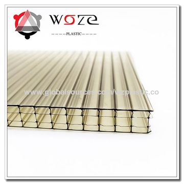 China Four Layer Multiwall Polycarbonate Sheet Construction Materials ...