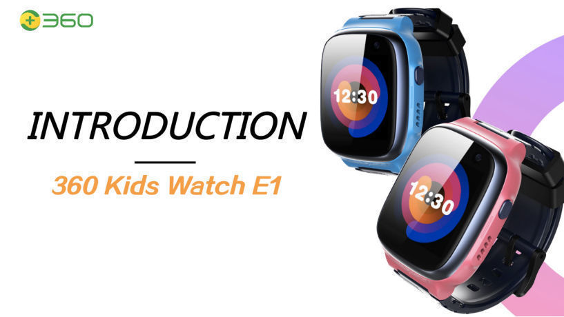 360 E1 Kids Smart Watch Waterproof-IPX8 4G video call and Camera 800mAh Battery, GPS tracking ...