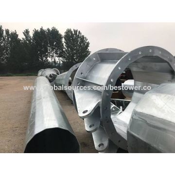China Hot Galvanized Tubular Steel Tower,Wind Tower,Wind Power Flanges ...