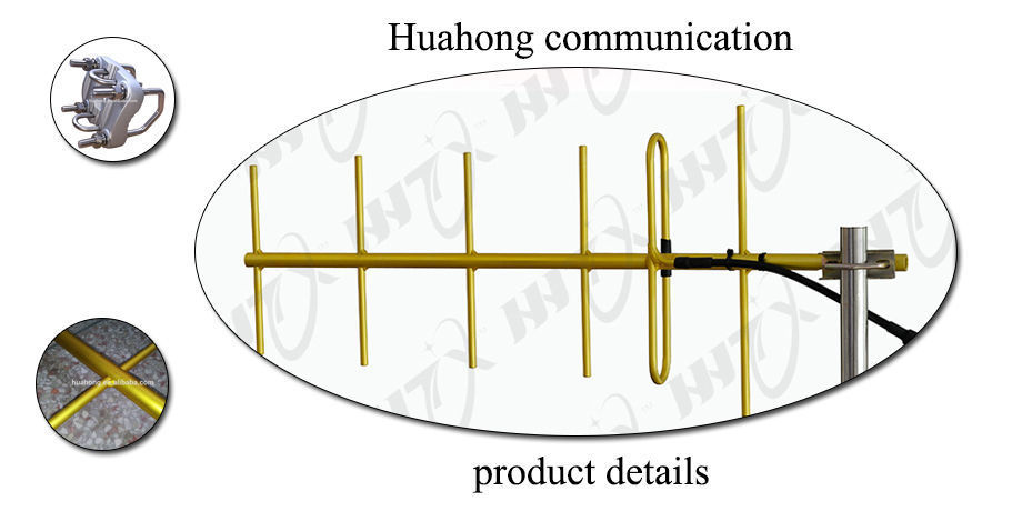 China 406-430MHz Welded Yagi UHF Antenna for oil or gas well ...