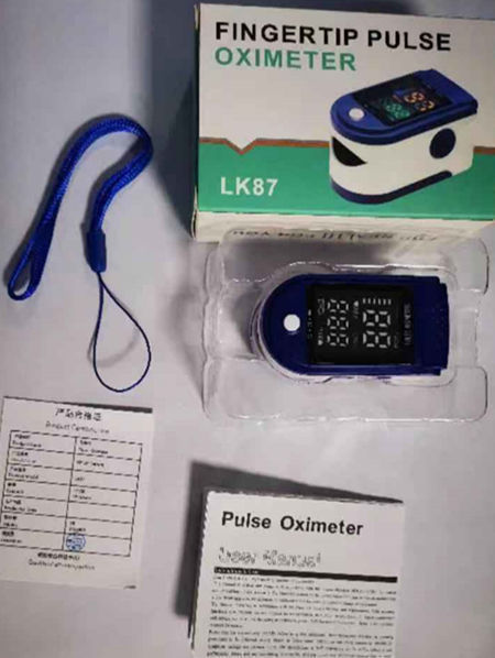 China Hot selling portable finger clip type independent packaging pulse ...