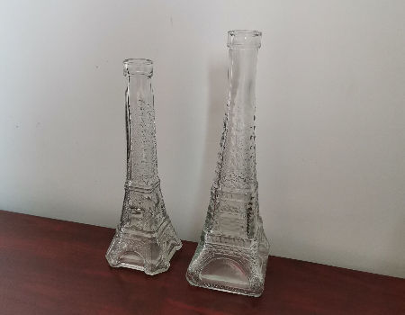 Glass bottles for liquor with triangle shape , special red wine bottles ...