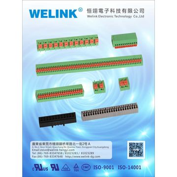 China Wire protector terminal block- dark gray pluggable terminal block ...
