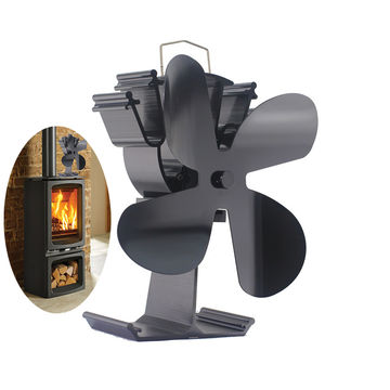 ChinaBest Wood Stove Fan VODA Upgraded Heat Powered Eco Stove Fan With ...