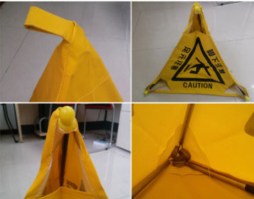 BLF02 Easy Packing Folding PVC Warning Wet Floor Caution Sign, Caution ...