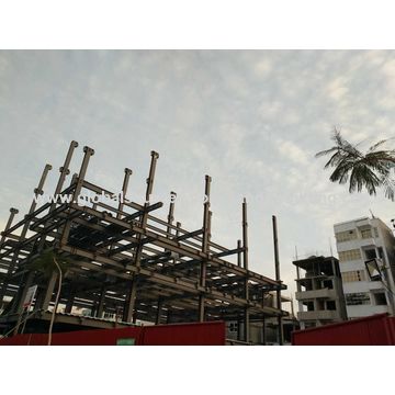 China Prefabricated steel structure building prefab shopping mall on ...