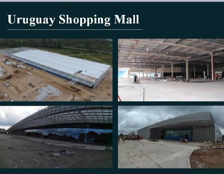 China Prefabricated steel structure building prefab shopping mall on ...