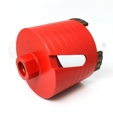 Sintered and laser brazed diamond hollow annular bits, diamond hole saw ...