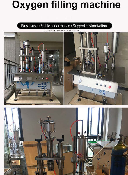 Automatic Canned Compressed Breath Fresh Air/Oxygen Cylinder Filling ...