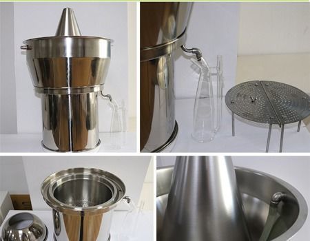 China Multipurpose herbs essential oil distiller small rose citronella ...