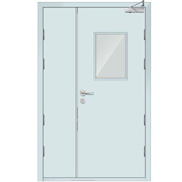 China Grade A Steel Double Opening Fire Door, Double Opening Steel Fire ...