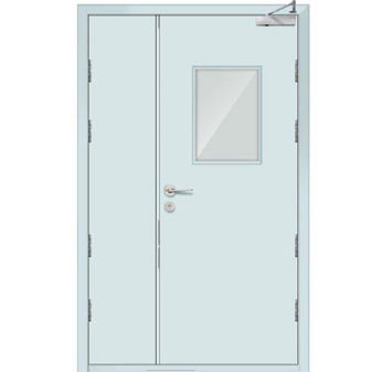 China Grade A Steel Double Opening Fire Door, Double Opening Steel Fire ...