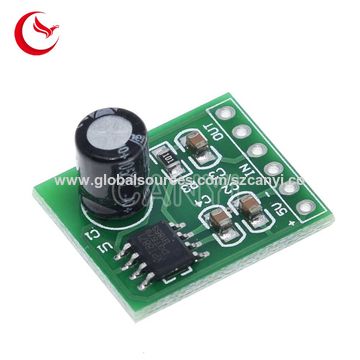 China DC 5V mini mono audio amplifier board stereo single channel 5W ...
