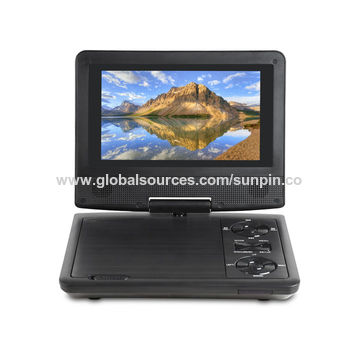 China Sunpin 7 Inches Portable DVD Player with long life batteries for ...