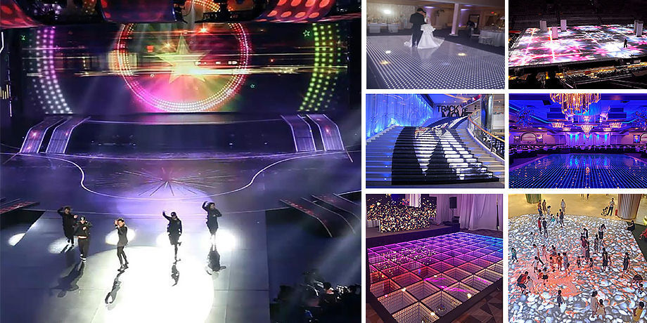 China High Quality Nightclub Disco Interactive LED Dance Floor LED ...