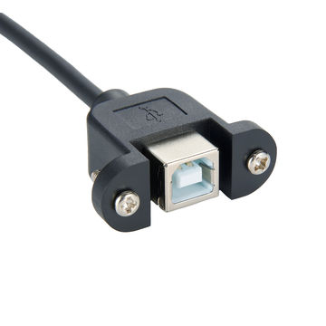 China USB 2.0 Panel Mount Printer B Female To A Female Socket on Global ...