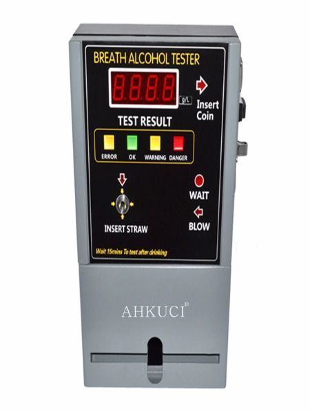 China AHKUCI hot selling Coin Operated Alcohol Breath Tester ...