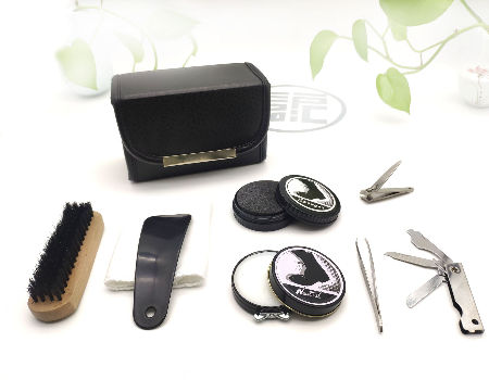 China Custom Design Men's Professional Shoe Care kit/Shoe Shine Kit Box ...