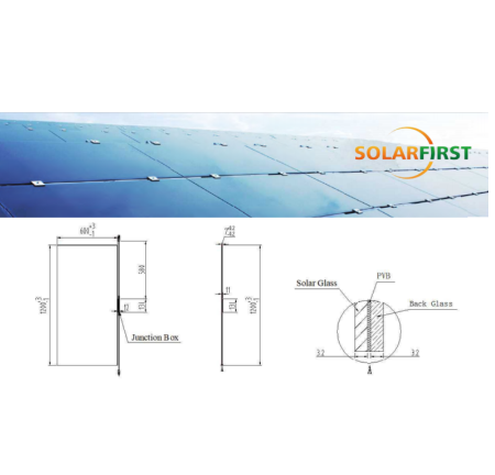 China Transparent CdTe Thin Film Glass Solar Panel on Global Sources ...