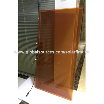 China Transparent CdTe Thin Film Glass Solar Panel on Global Sources ...