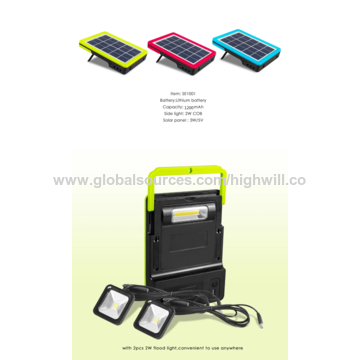 China Multifunctional portable solar lighting system solar panel and ...
