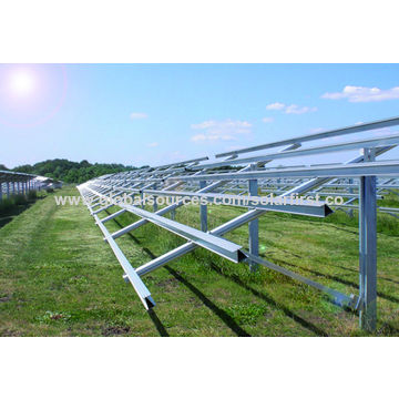China Solar Farm Ground Mounting System Structure Steel And Aluminium ...