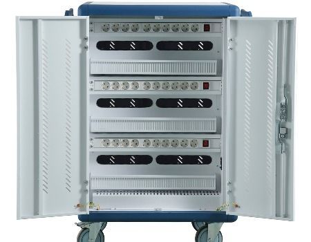 30 way AC&DC Charging Trolley with Aluminum-alloy Frame Tablet Charging ...