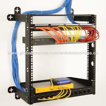 China Wall mounted bracket+network cabling solution,12U 550x350mm,1.5mm ...