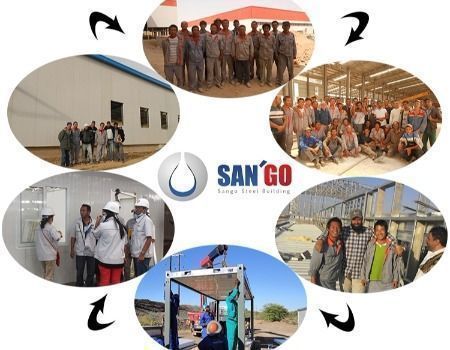 China Low cost high rise steel structure prefabricated shopping mall ...