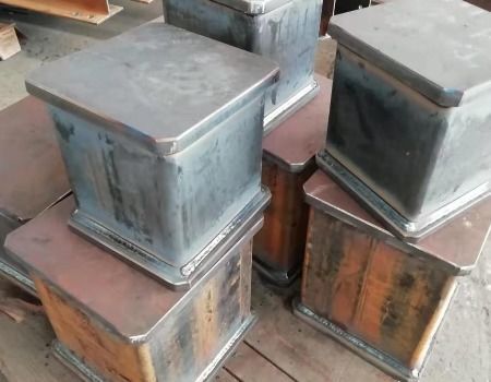 Riveting and welding/Custom - made welded steel tie columns/Steel box ...