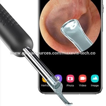 China Ear scrapers Ear Wax Removal Cleaner Otoscope WiFi Ear Camera Ear ...