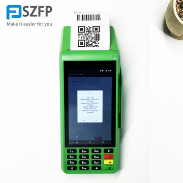 China Android 6.0 smart handheld pos system with printer for lottery ...