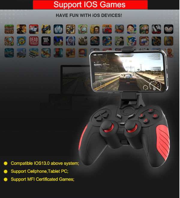 China High Quality OEM /ODM Wireless Bluetooth Mobile Phone Joypad For ...