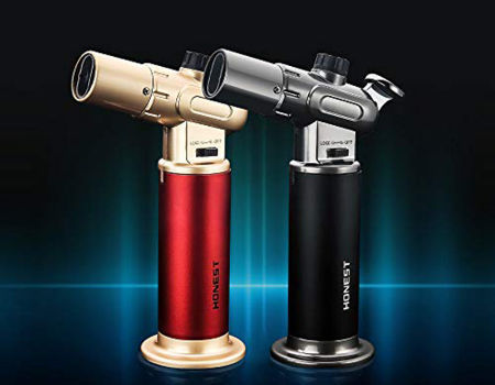 Honest Double jet flame torch lighter, Torch lighter Mini torch lighter ...