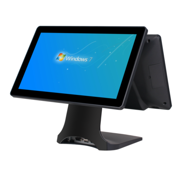 China Windows Linux Dual screen POS System, 15.6 Inch Touch Screen ...
