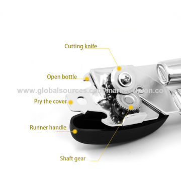 China Can opener stainless steel multi-function can opener powerful can ...