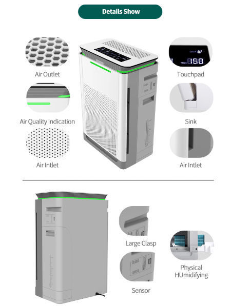 CE ETL ROHS CERTIFICATE Humidifier Air Purifier Office Room ...