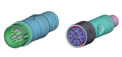 Power and signal combined waterproof battery connector, e-mobility ...